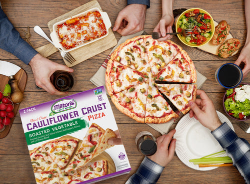how to bake frozen cauliflower pizza crust