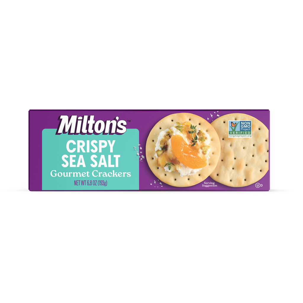 Crispy Sea Salt Gourmet Crackers | Eat Milton's