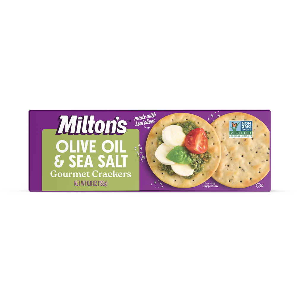 Olive Oil & Sea Salt Gourmet Crackers | Eat Milton's