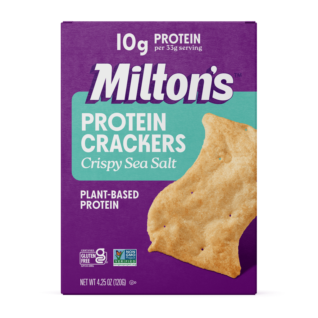 Crispy Sea Salt Protein Crackers | Eat Milton's