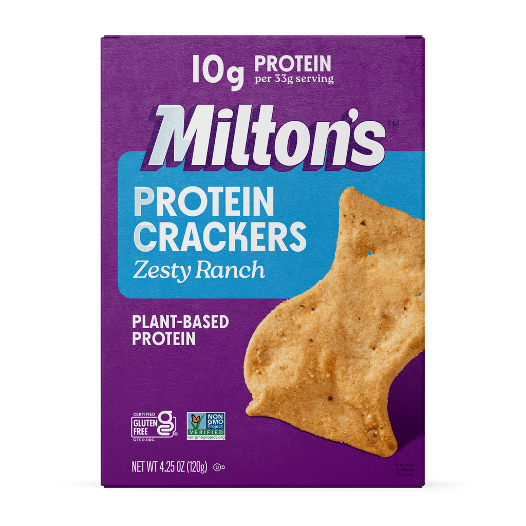 Zesty Ranch Protein Crackers | Eat Milton's