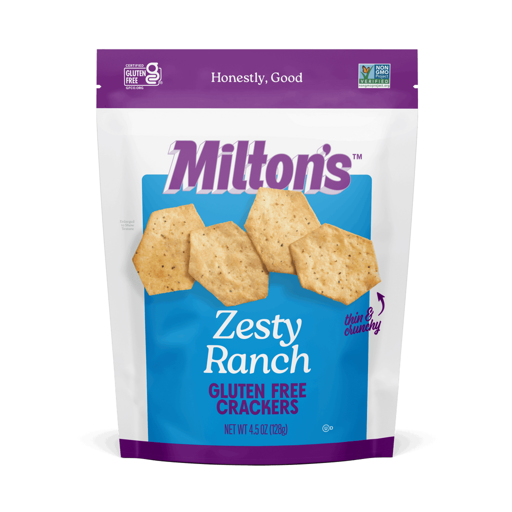 Zesty Ranch Gluten Free Crackers | Eat Milton's